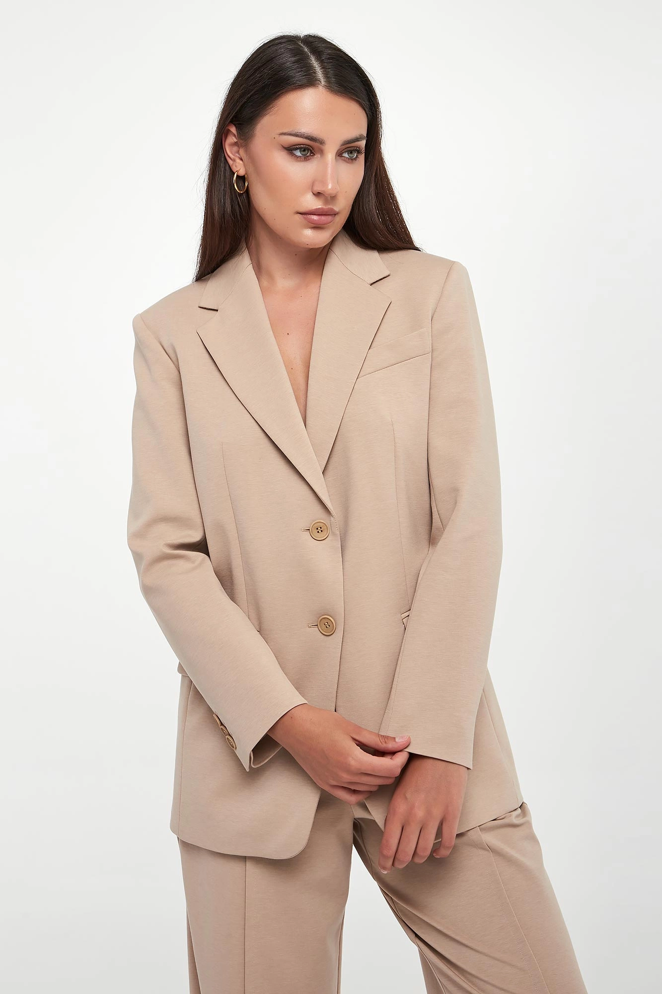 Marynarka damska Messima WEEKEND MAX MARA Beżowy Regular 2525916041/002 ...