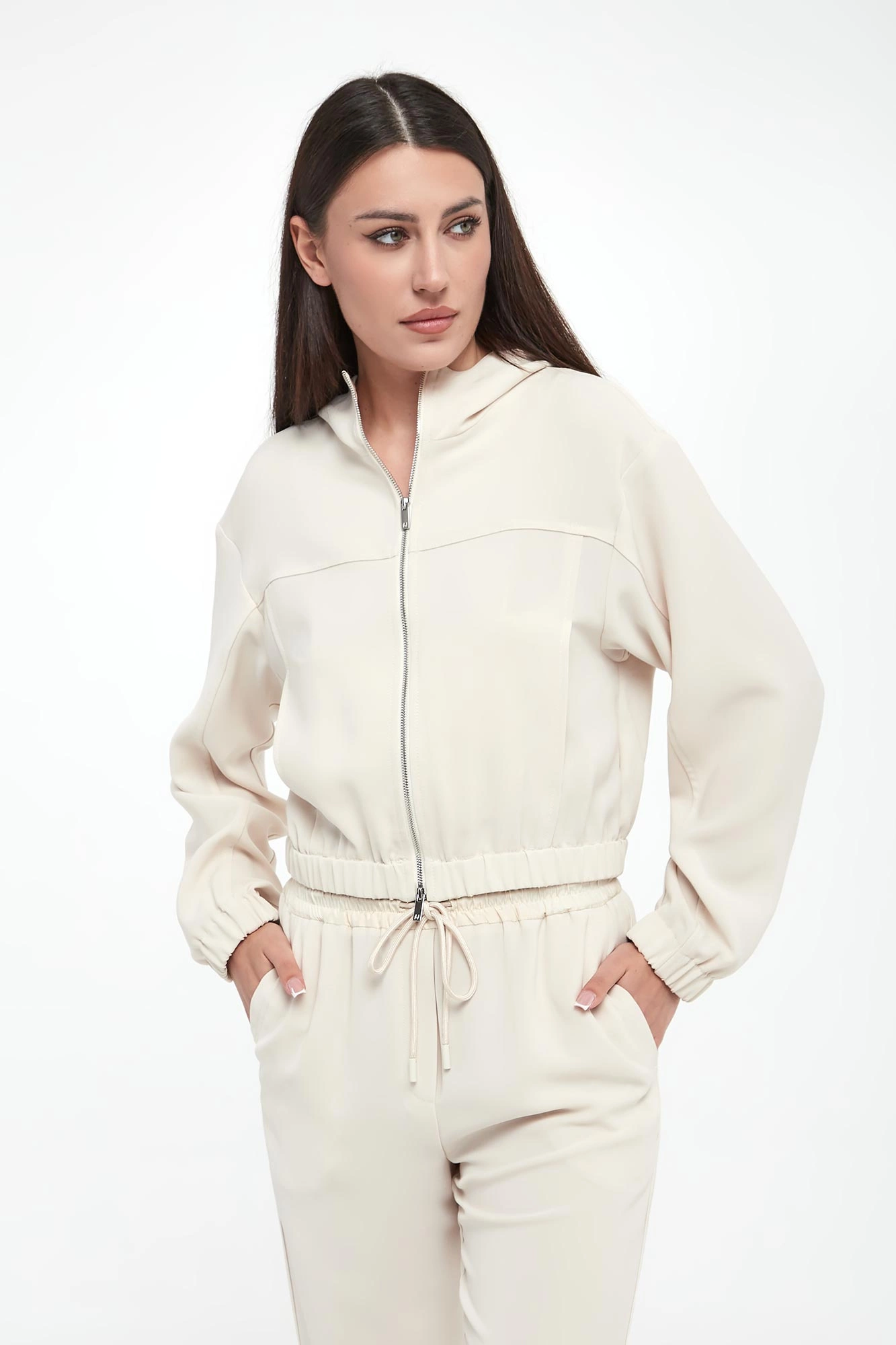 Kurtka damska Daria MARELLA MONOCHROME Ecru Regular 2513041045/003 ...