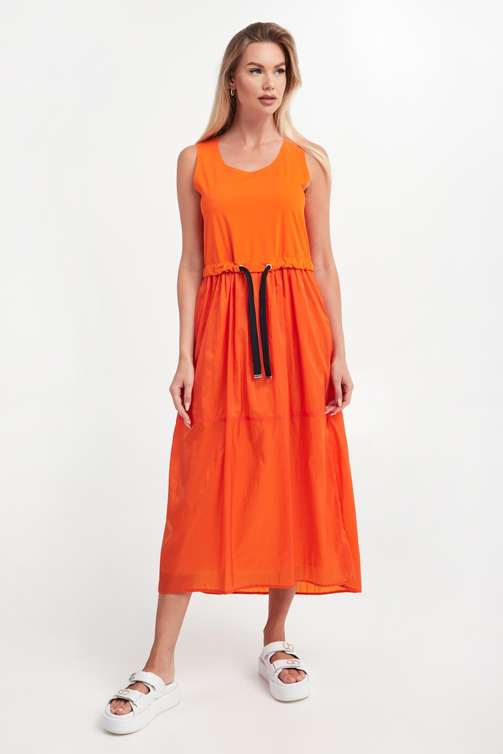 Sukienka midi Georgi SPORTALM Pomarańczowy Regular 15 155 23 080/68 | Sklep Velpa.pl