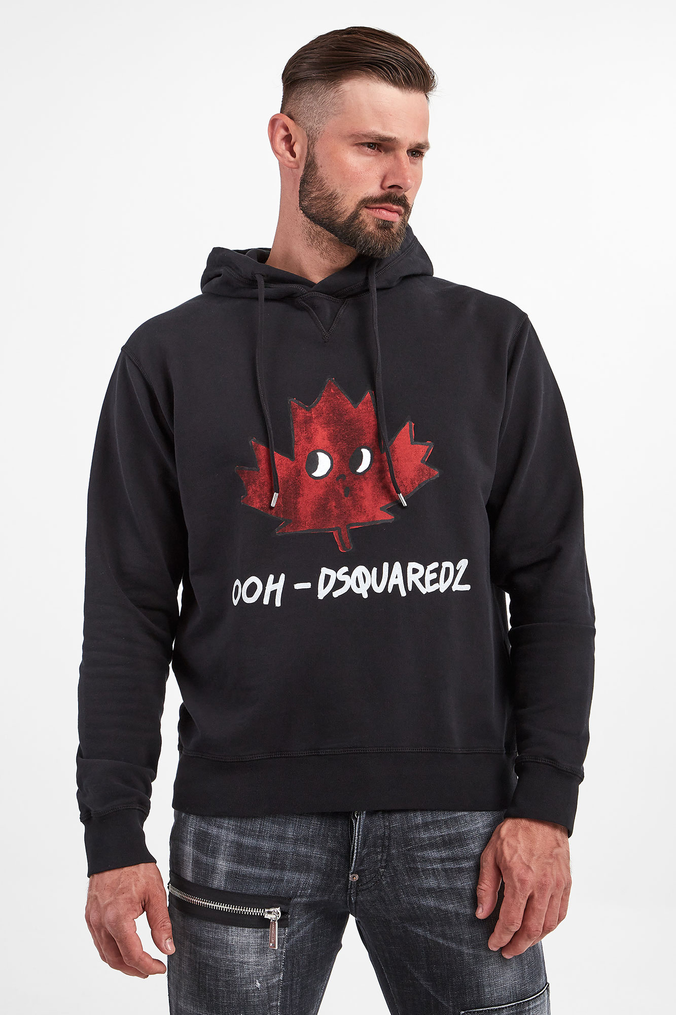 Bluza DSQUARED2 Czarny Regular S71GU0521/900 | Sklep Velpa.pl