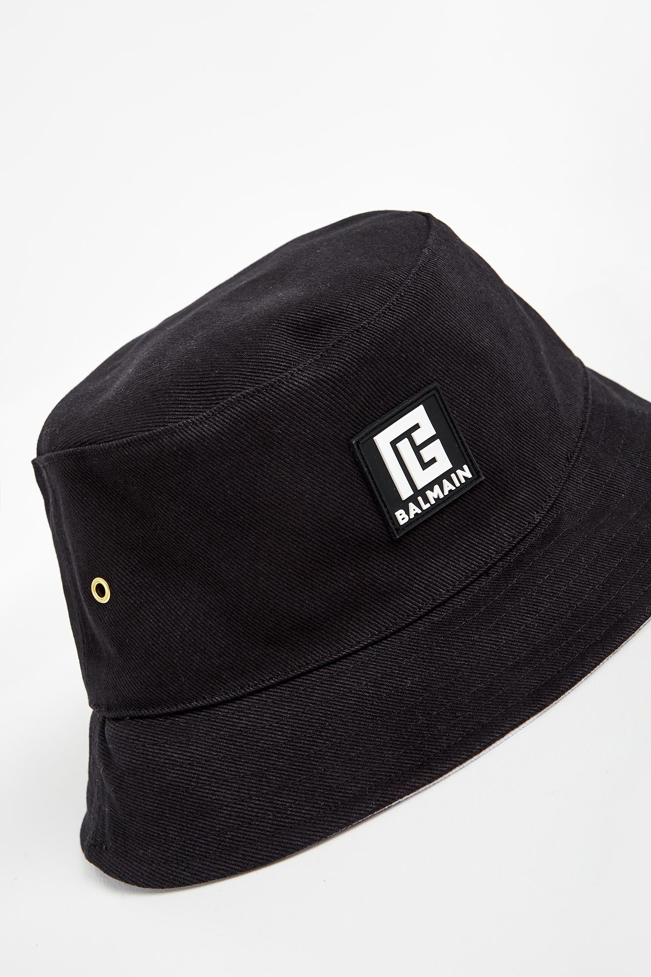 Bucket hat męski BALMAIN Czarny AH1XB001/CD29/EAB | Sklep Velpa.pl