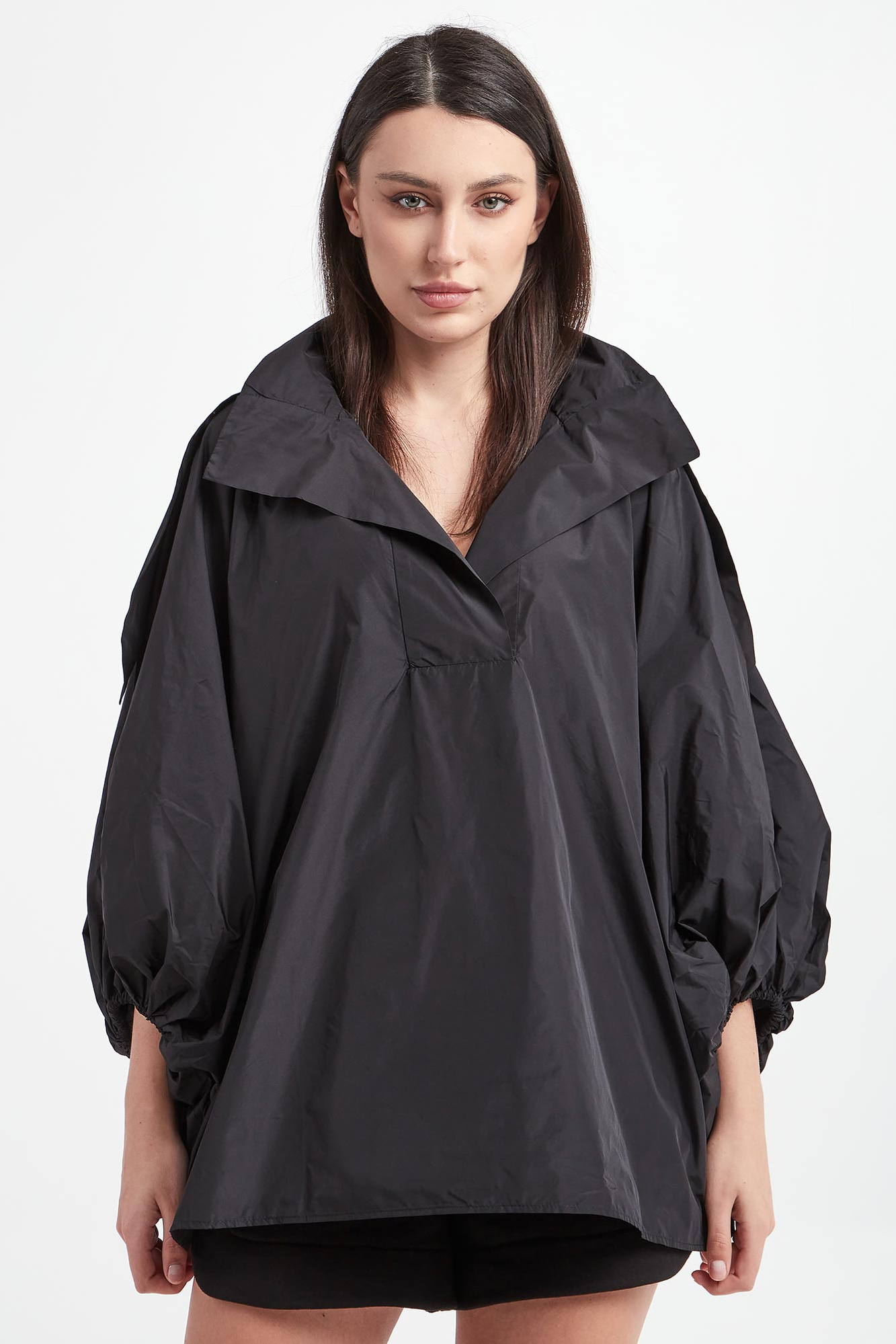 Koszula damska MMC STUDIO Czarny Oversize MANDAL BLACK | Sklep Velpa.pl