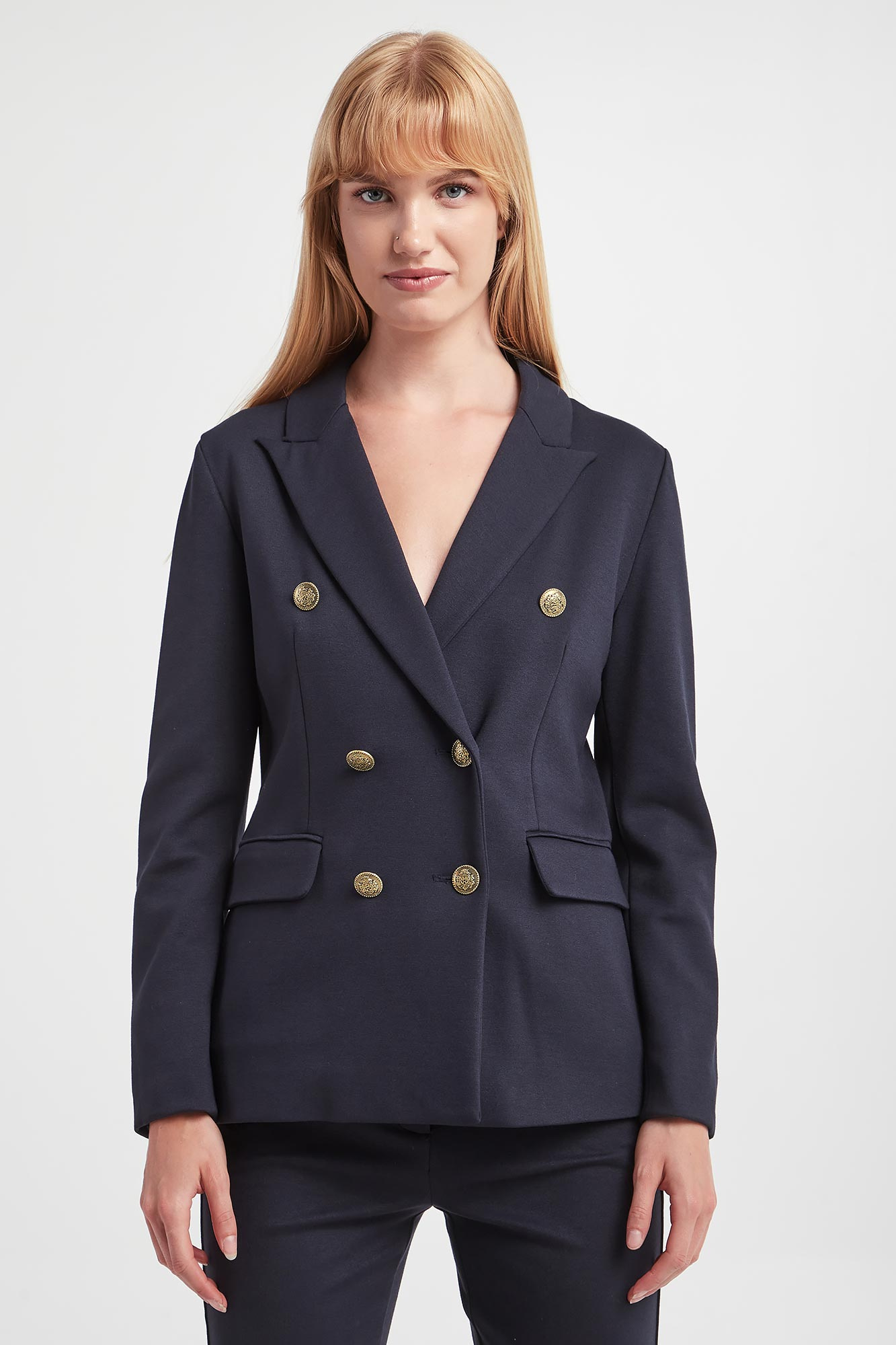 Marynarka damska Eliot MARELLA SPORT Granatowy Regular 2339110634/002 ...