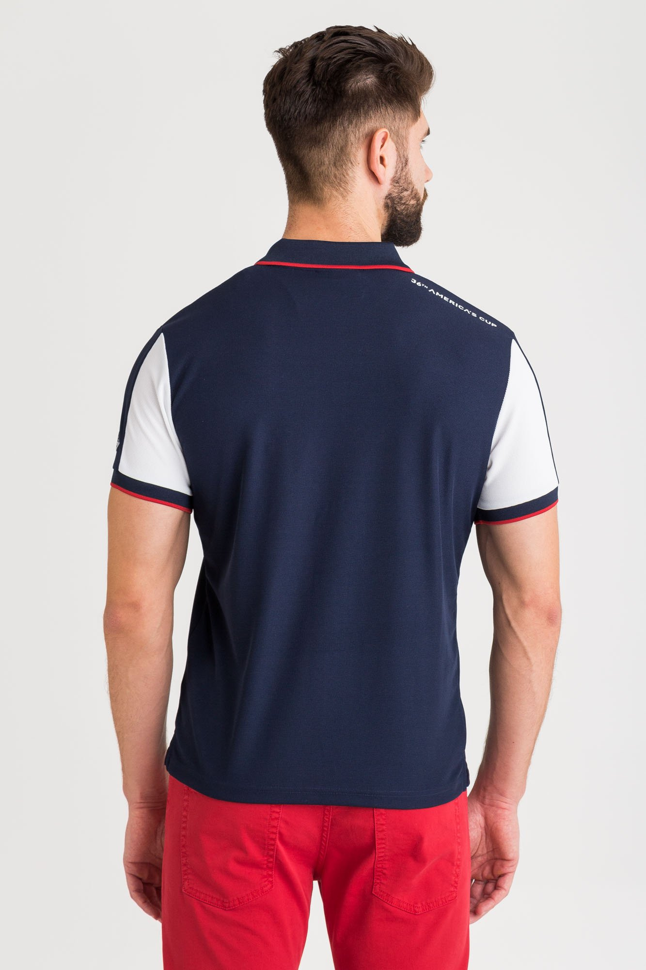 POLO AUCKLAND North Sails AC36 BY PRADA Granatowy Regular 452000/000 ...