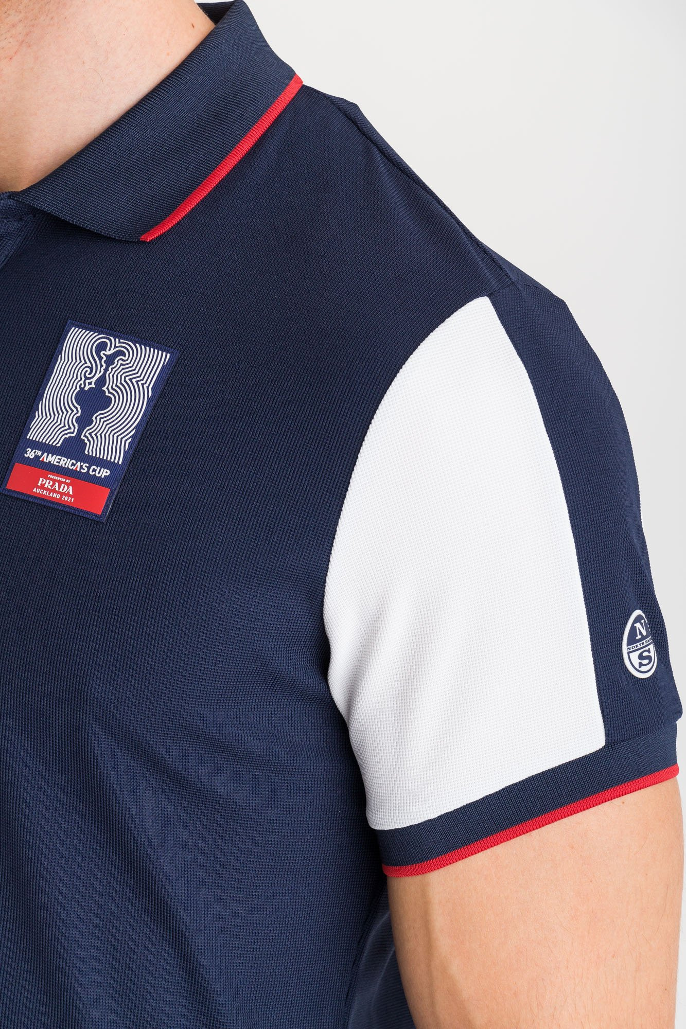 POLO AUCKLAND North Sails AC36 BY PRADA Granatowy Regular 452000/000 ...