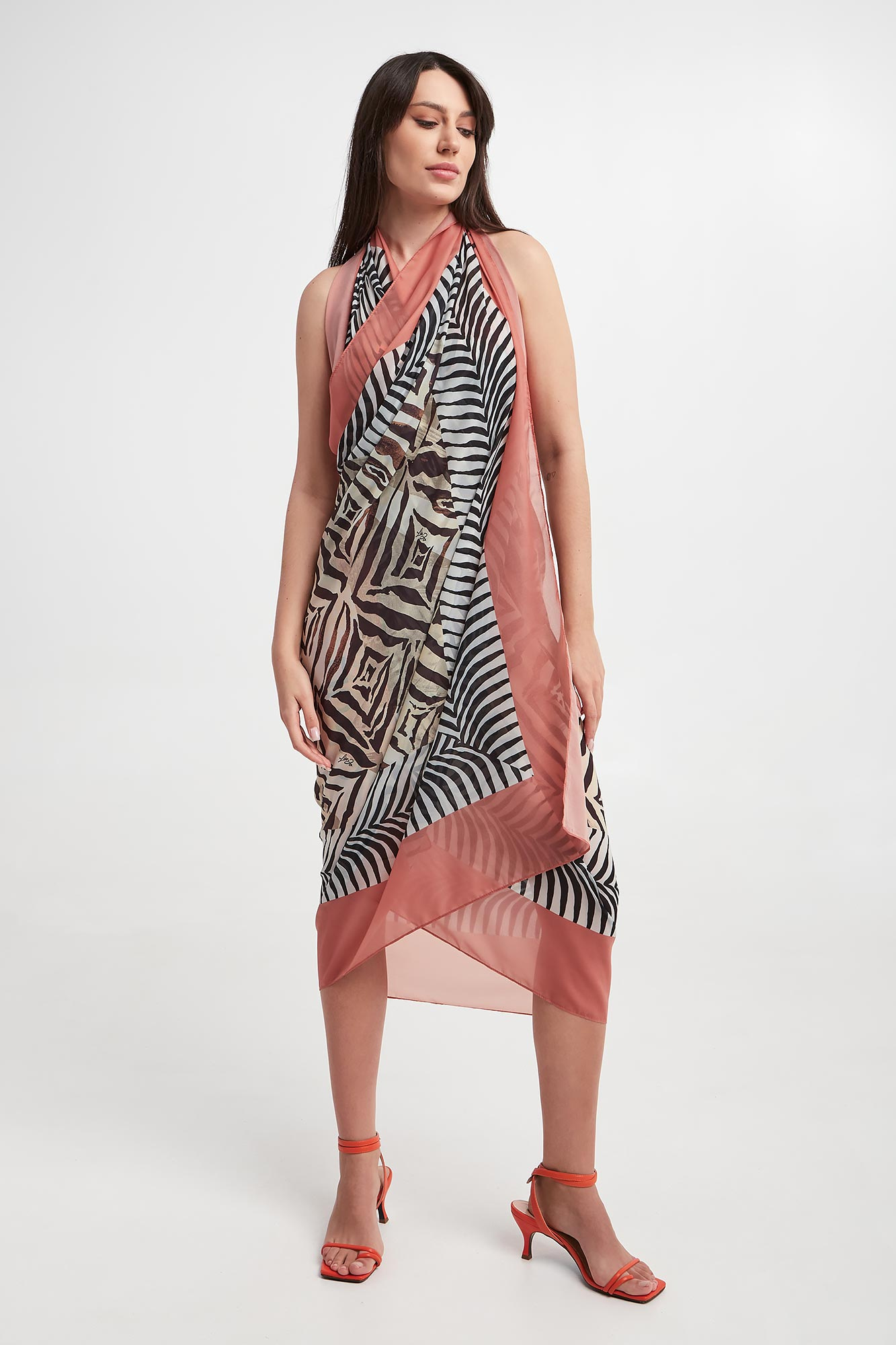 Pareo LIU JO Beżowy VA4059/T4902/N9076 | Sklep Velpa.pl