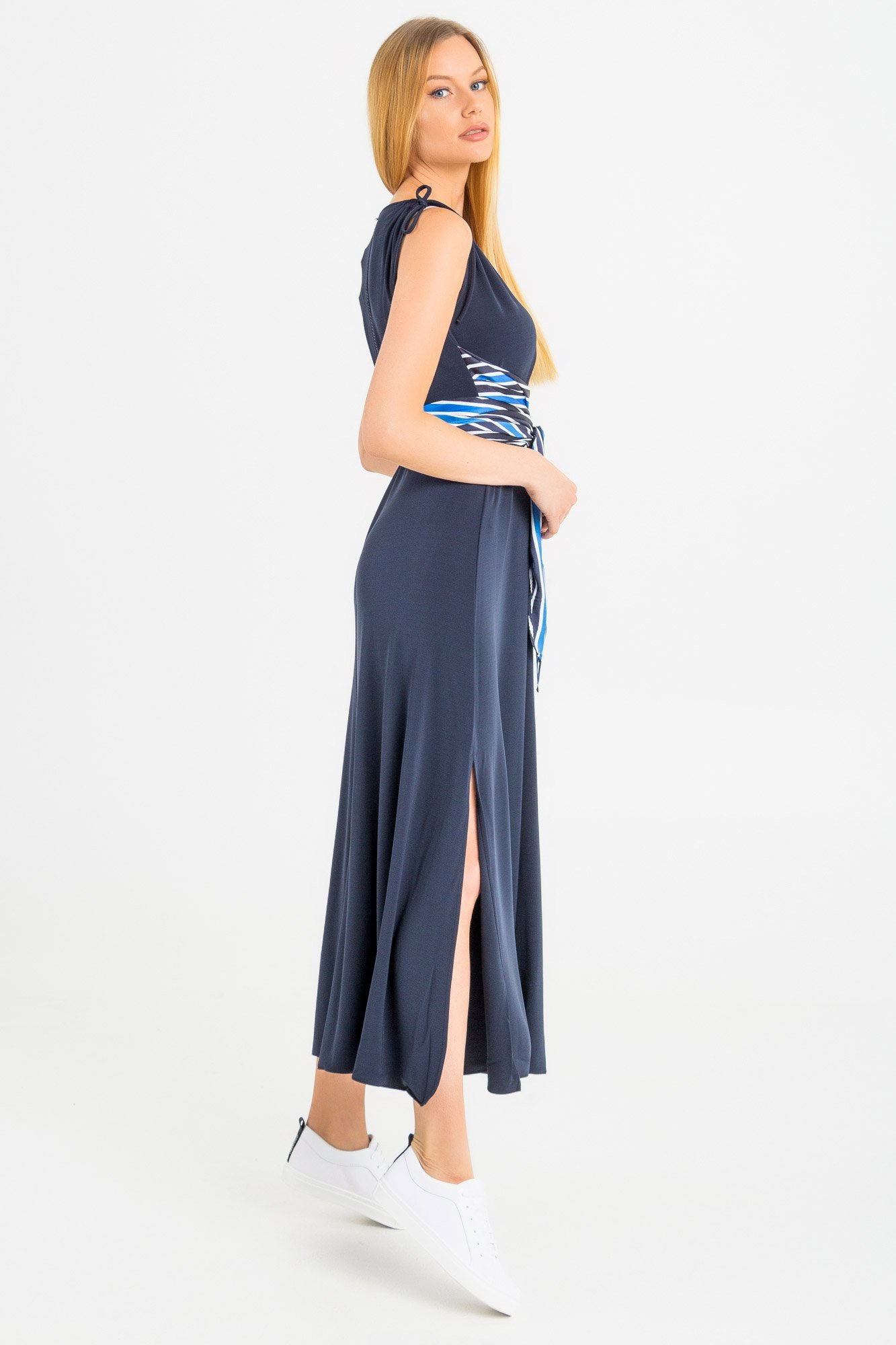 SUKIENKA JAGO Sportmax Code Granatowy Regular 76210604/002 | Sklep Velpa.pl