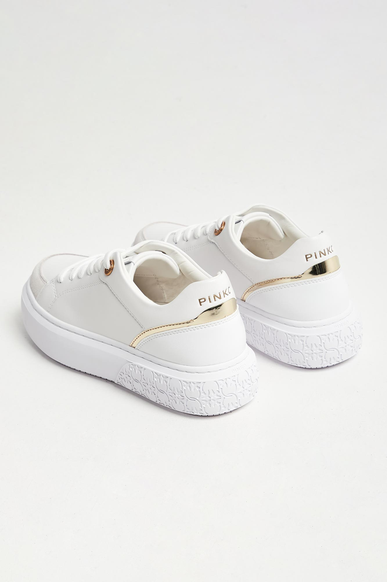 Sneakersy damskie skórzane PINKO Biały SS0001/P014/ZIA | Sklep Velpa.pl