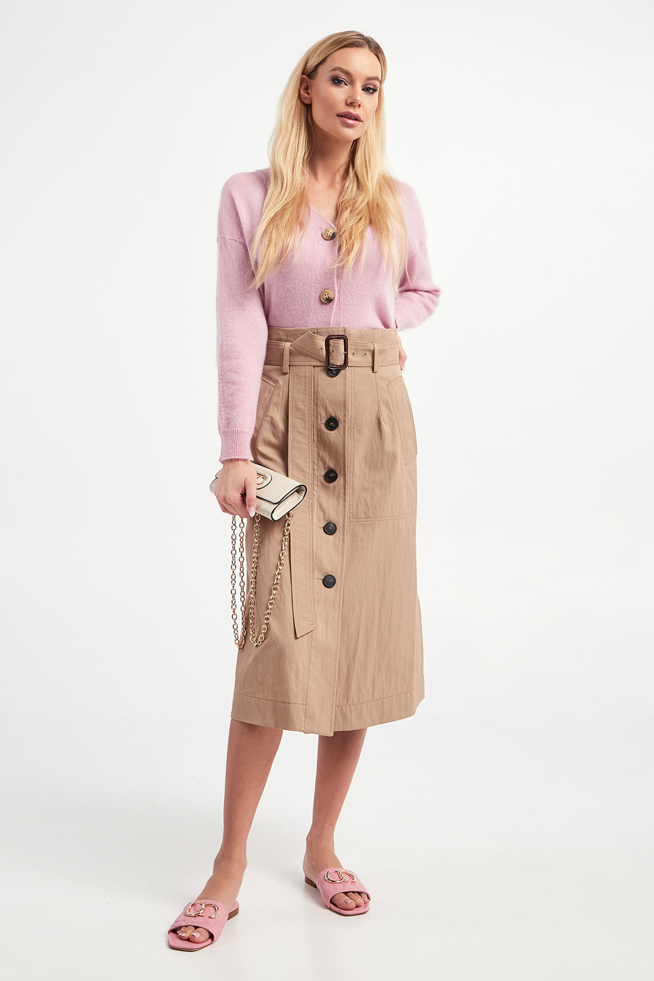 Spódnica Vanda WEEKEND MAX MARA Beżowy Slim 51010227/001 | Sklep Velpa.pl