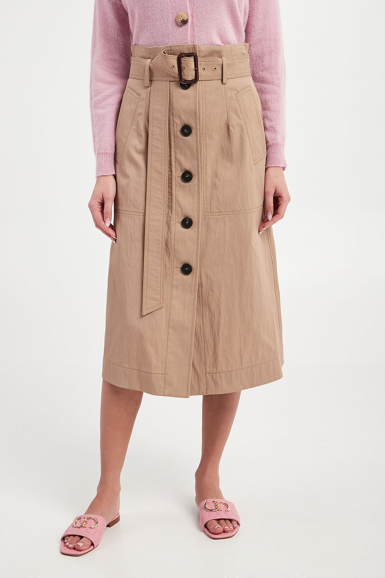 Spódnica Vanda WEEKEND MAX MARA Beżowy Slim 51010227/001 | Sklep Velpa.pl