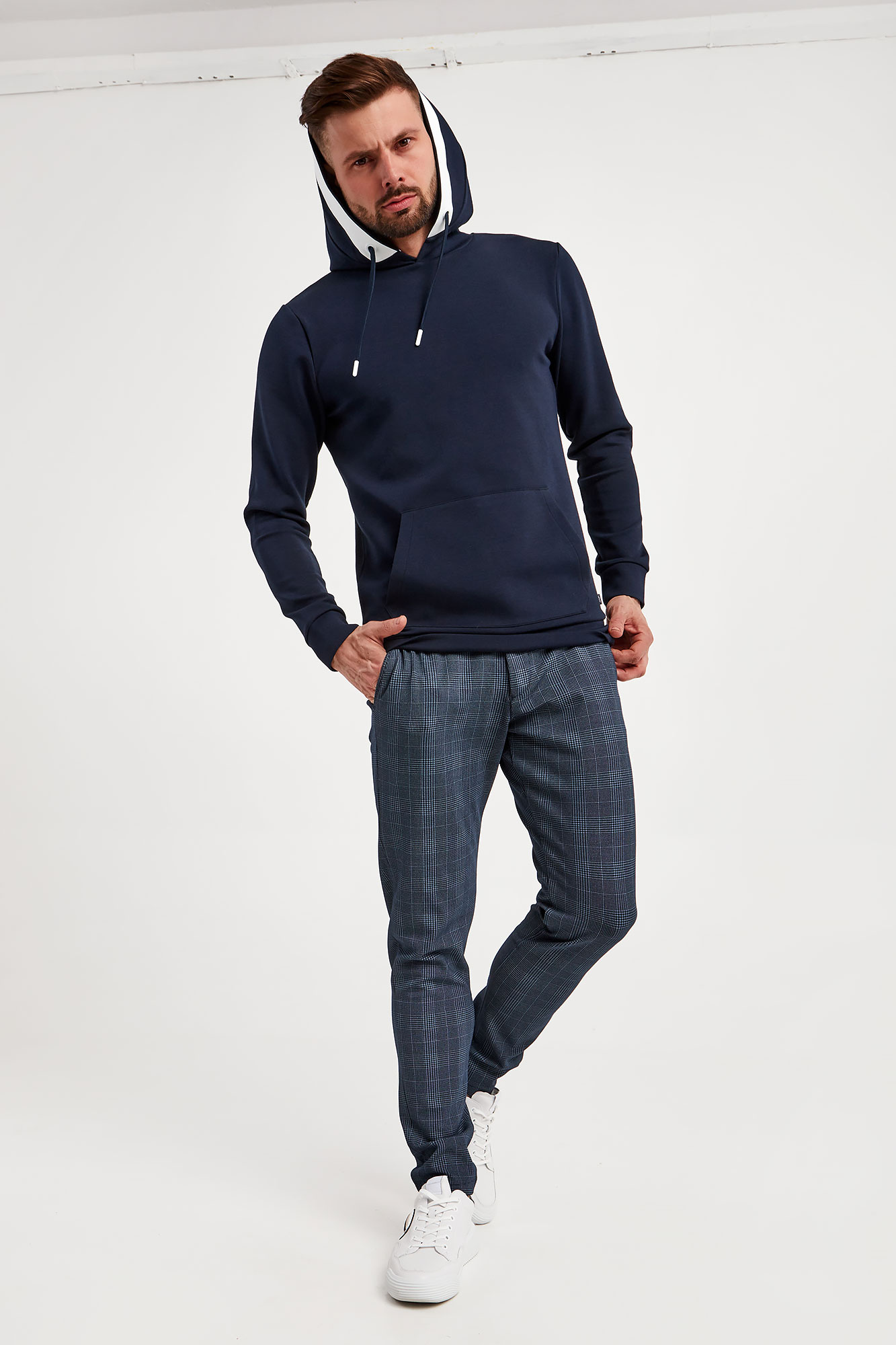 Spodnie Maxton-W JOOP! JEANS Niebieski Regular 10013666/30031371/408 ...