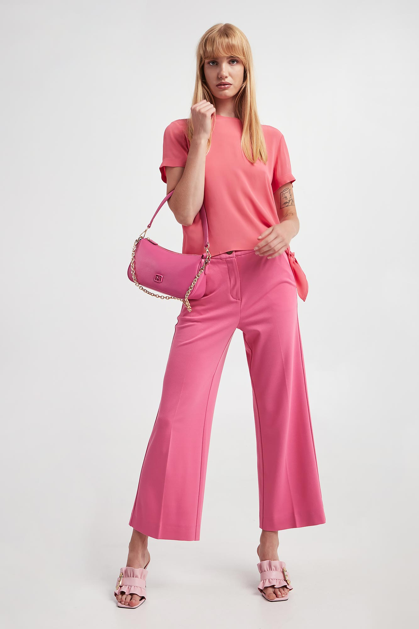 Spodnie damskie Minerva MARELLA SPORT Różowy Flared 2337810334/004 ...