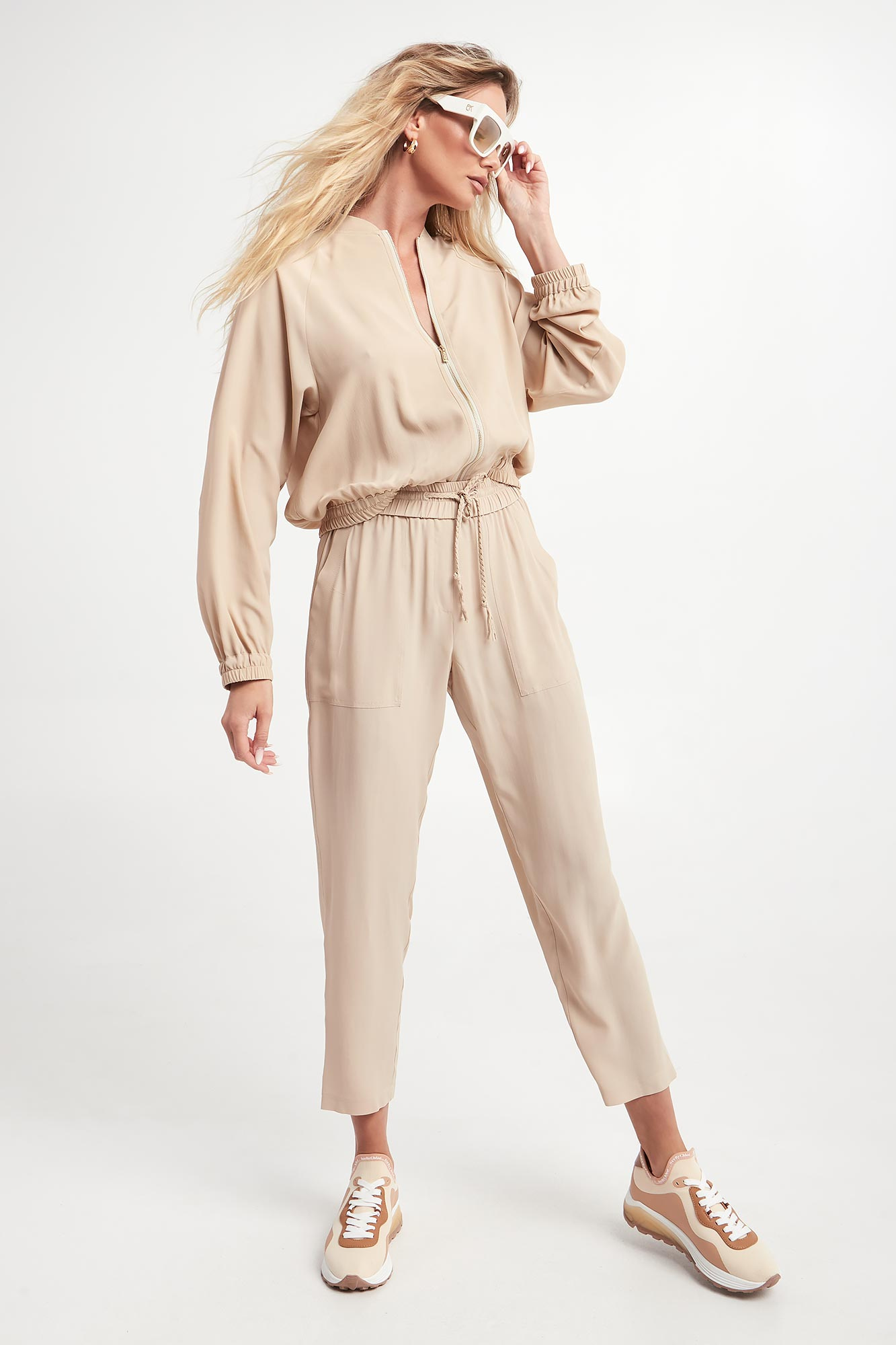 Spodnie damskie Valreas MARELLA SPORT Beżowy Loose 2331310934/002 ...