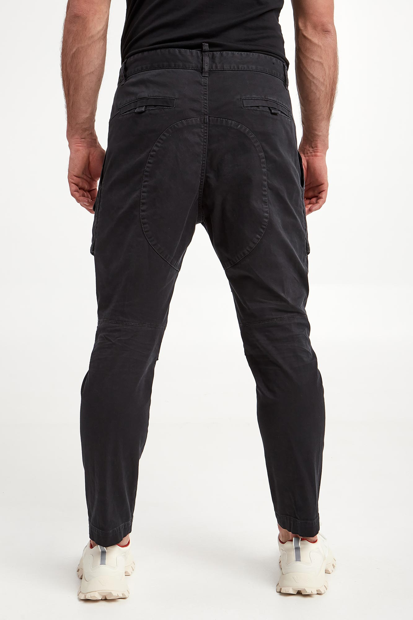 Spodnie męskie Cargo DSQUARED2 Czarny Regular S74KB0732/S39021/900 ...