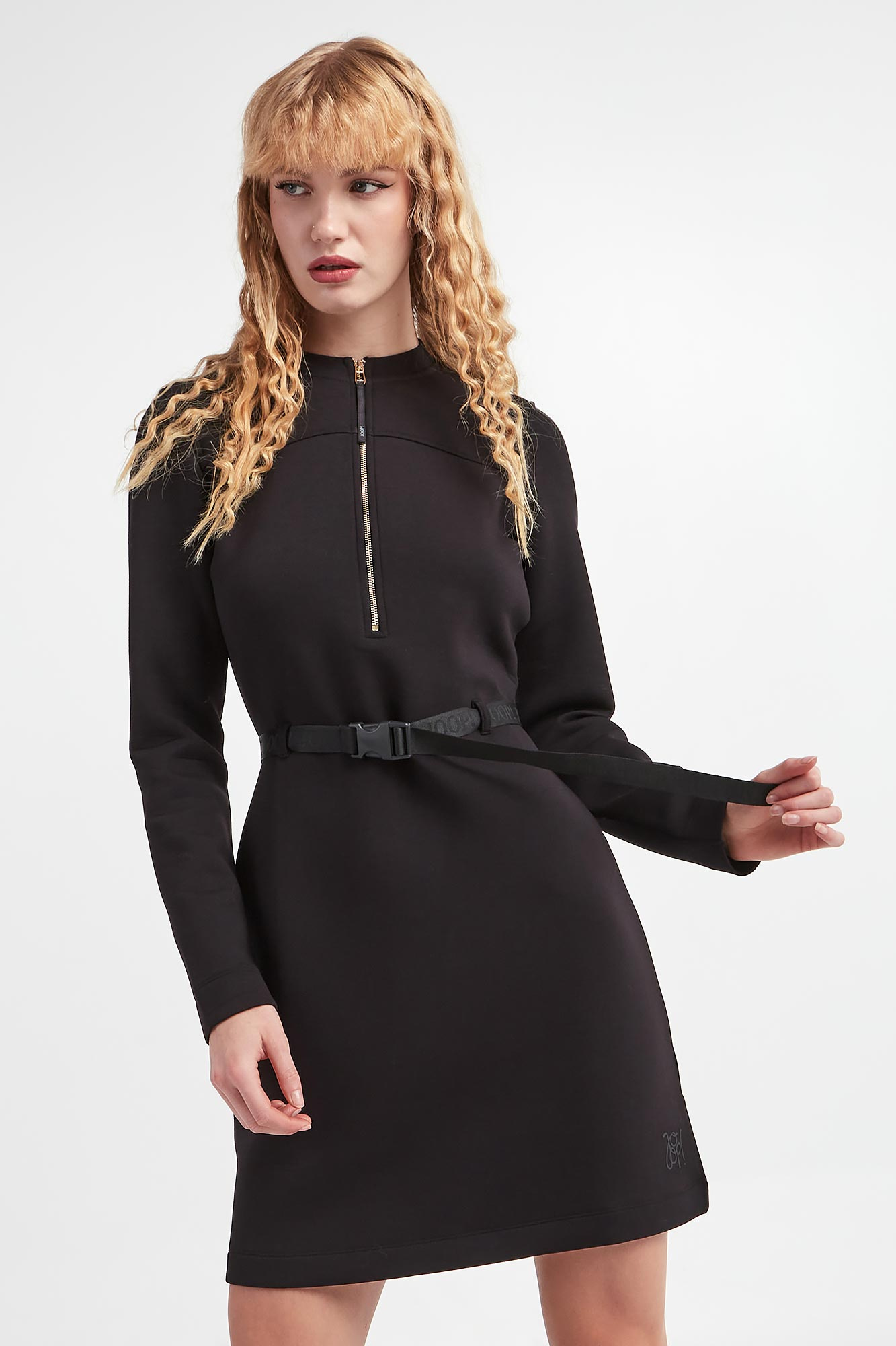 Sukienka mini JOOP! Czarny Regular 10016485/30038732/001 | Sklep Velpa.pl