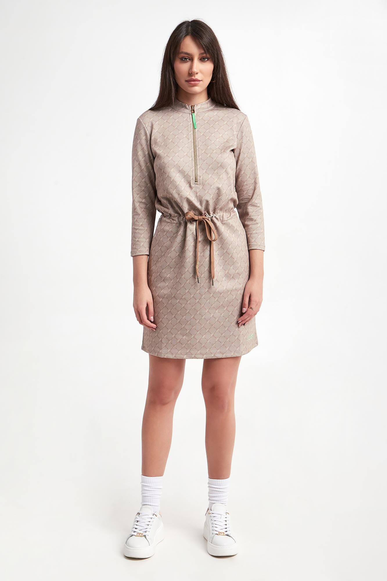 Sukienka mini JOOP! Beżowy Regular 10014874/30042317/926 | Sklep Velpa.pl