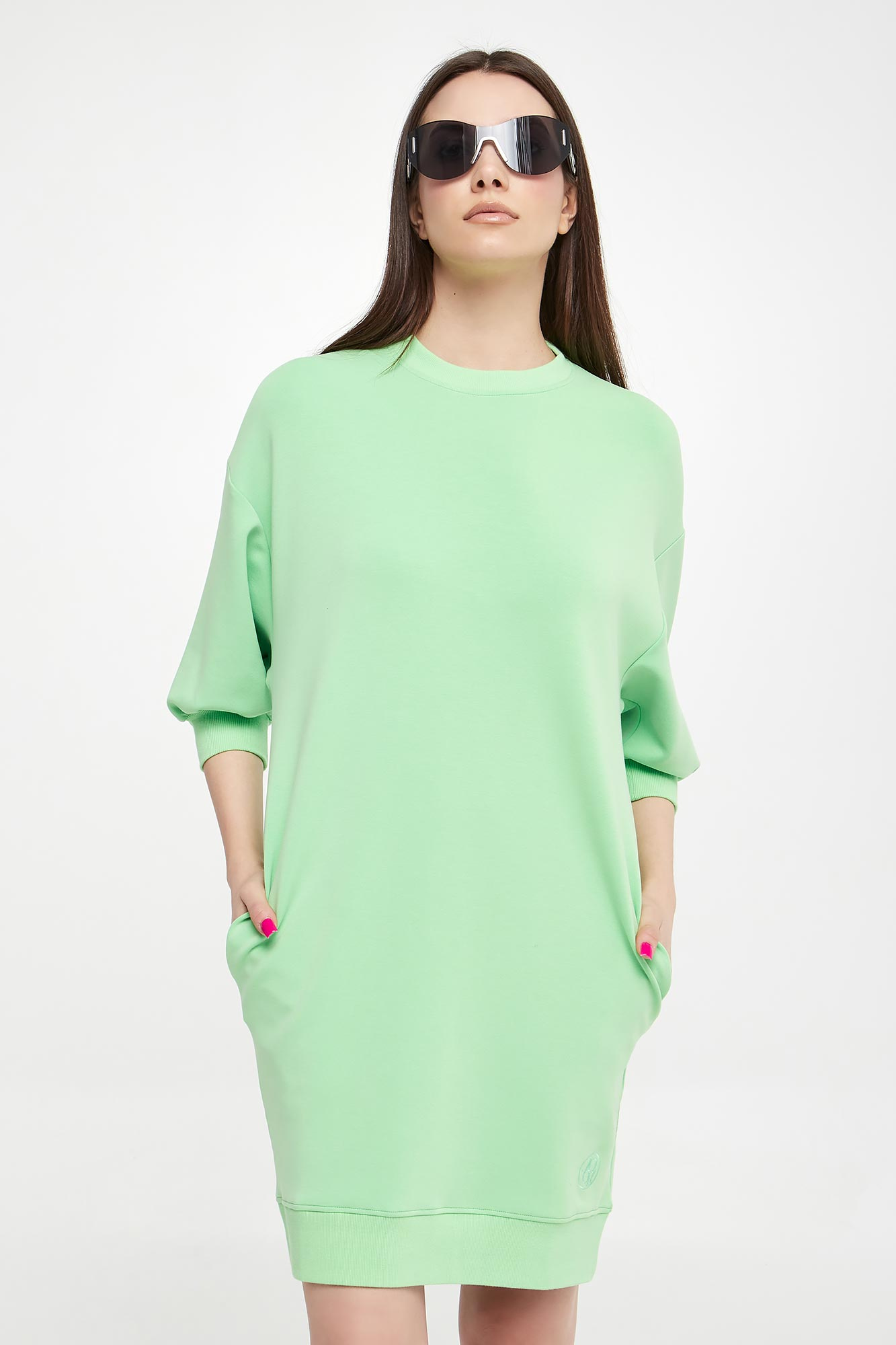 Sukienka mini JOOP! Zielony Relaxed 10017326/30041581/329 | Sklep Velpa.pl