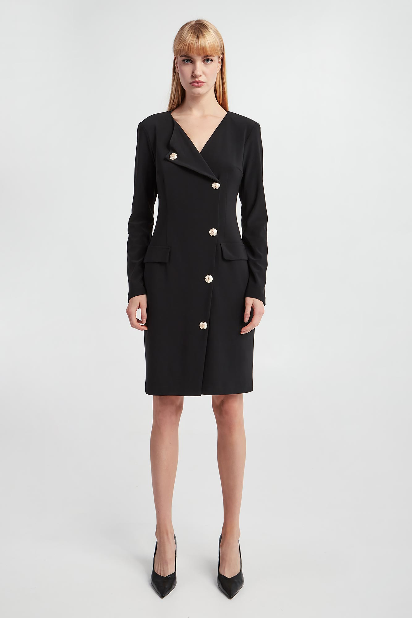 Sukienka mini JOSEPH RIBKOFF Czarny Regular 234153/11 | Sklep Velpa.pl