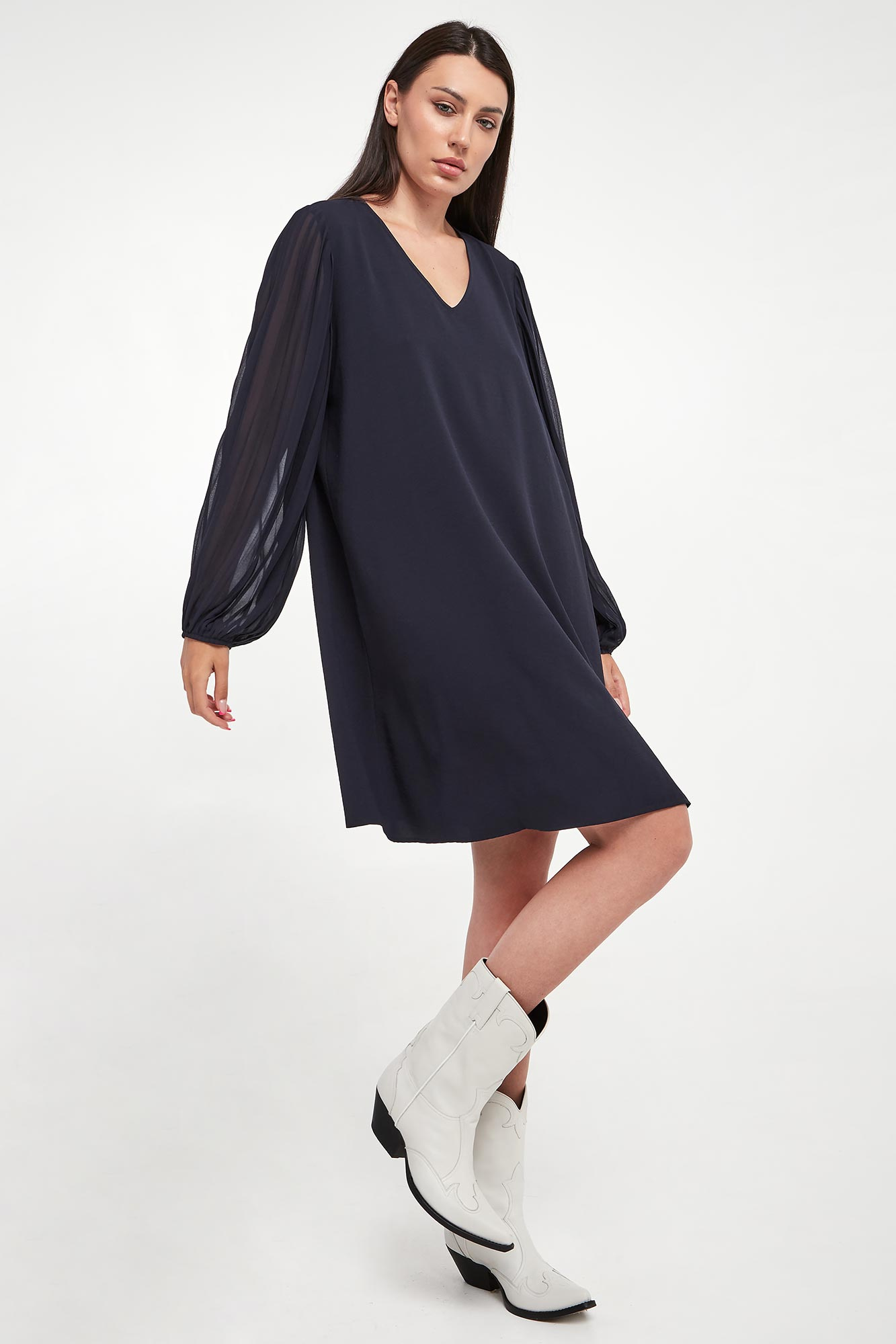 Sukienka mini JOSEPH RIBKOFF Granatowy Regular 242022/2166 | Sklep Velpa.pl