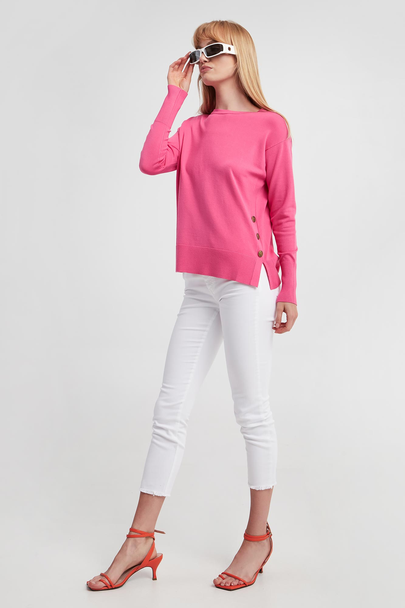 Sweter damski Pertica MARELLA SPORT Różowy Regular 2333610134/008 ...