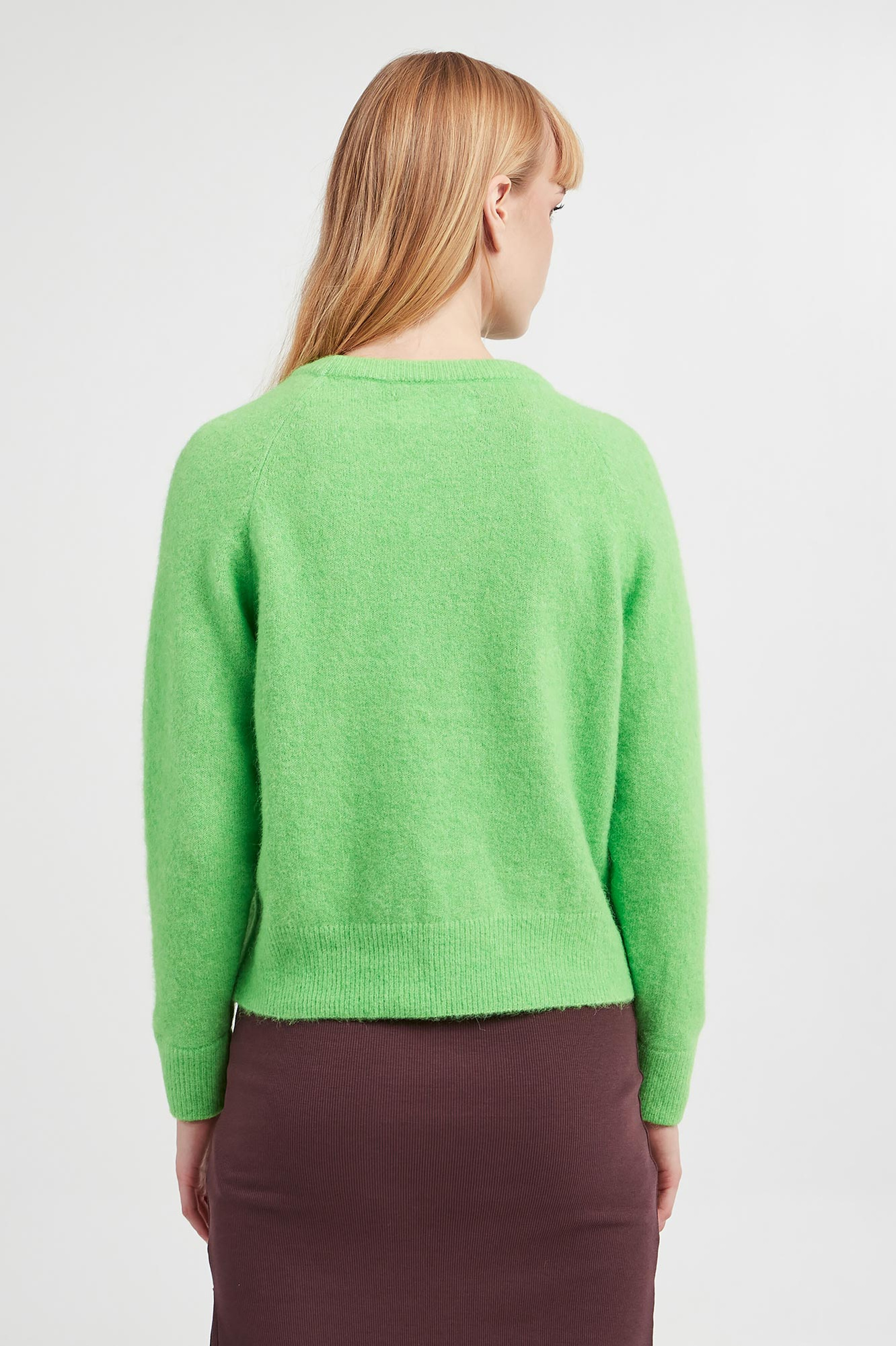 Sweter damski SAMSØE SAMSØE Zielony Regular F00022152/GREEN FLASH ...