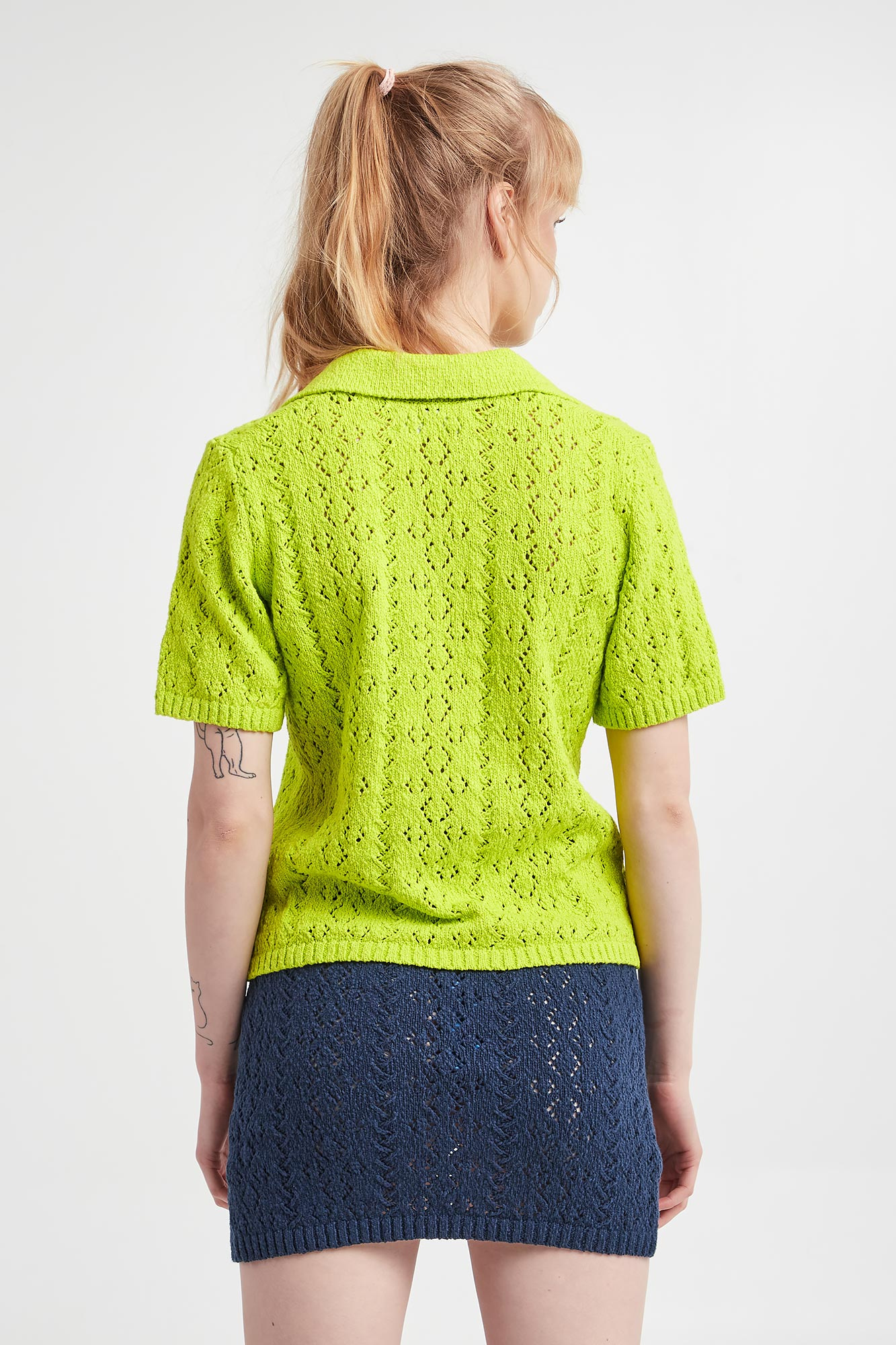 Sweter damski z krótkim rękawem Khloe SAMSØE SAMSØE Regular F23200009 ...