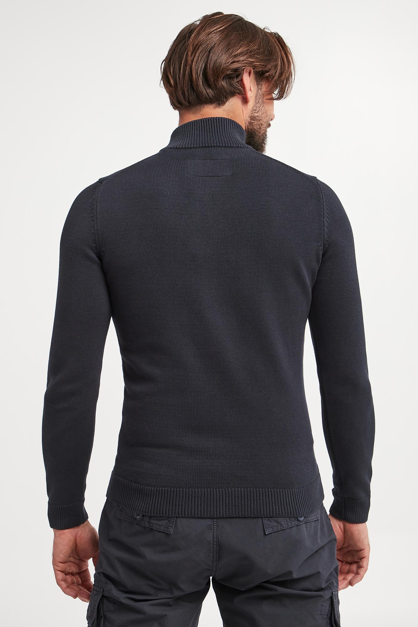Sweter męski AERONAUTICA MILITARE Granatowy Regular 231MA1421L493/08346 ...