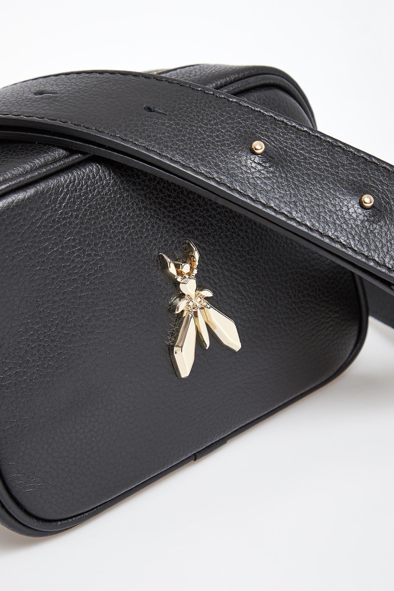 Torebka damska skórzana PATRIZIA PEPE Czarny 8B0186/L001/K118 | Sklep Velpa.pl