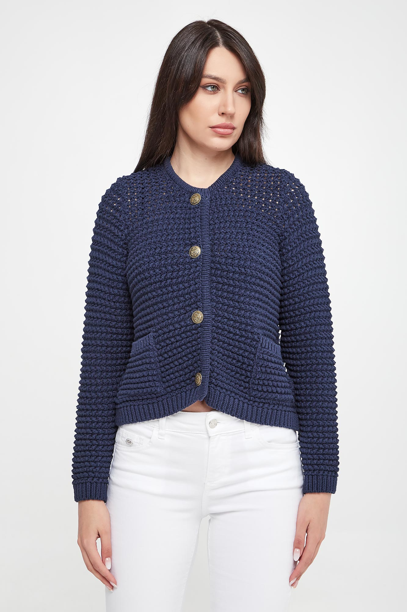 Żakiet damski Note MARELLA SPORT Granatowy Regular 2413911084/006 ...