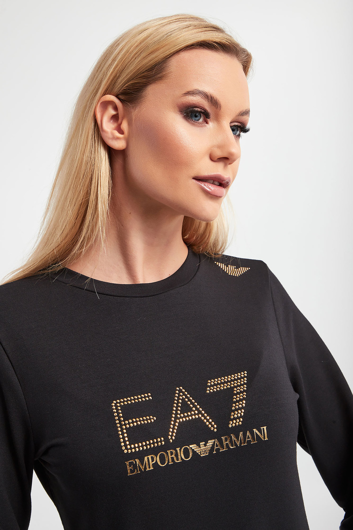 Bluza EA7 EMPORIO ARMANI Czarny Regular 8NTM45/TJ9RZ/1200 | Sklep Velpa.pl