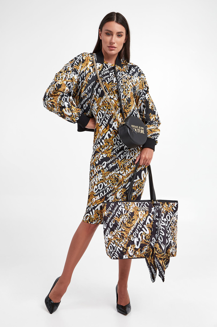 Dwustronna kurtka VERSACE JEANS COUTURE Czarny Relaxed 73HAT408/CQS41 ...