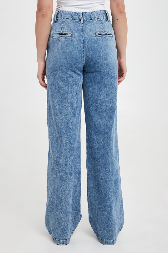 Jeansy damskie LIU JO Błękitny Wide UA4157/D4887/78681 | Sklep Velpa.pl