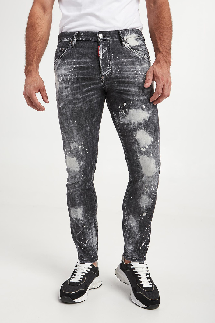 Jeansy męskie DSQUARED2 Szary Slim S71LB1283/S30357/900 | Sklep Velpa.pl