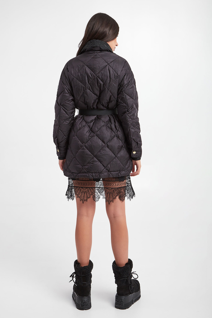 Kurtka ERMANNO FIRENZE Czarny Regular D41EA006APER2/MF822 | Sklep Velpa.pl