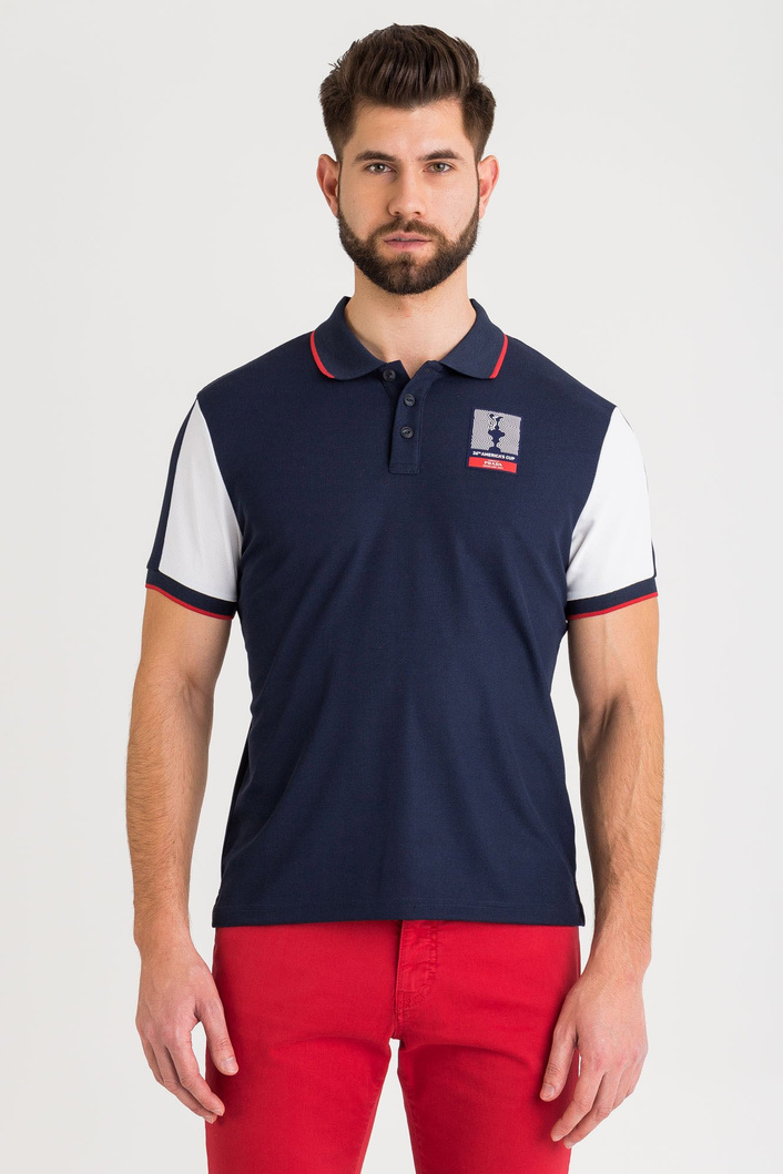 POLO AUCKLAND North Sails AC36 BY PRADA Granatowy Regular 452000/000 ...