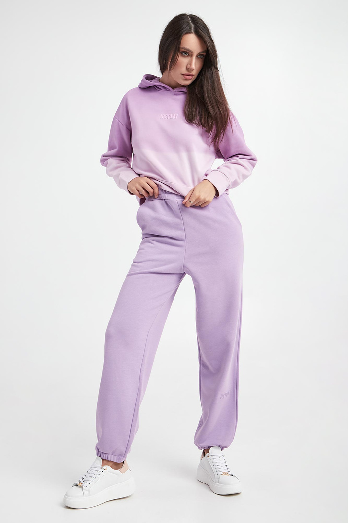 Spodnie dresowe damskie ICE PLAY Fioletowy Jogger U2MB151/6323/7762 ...
