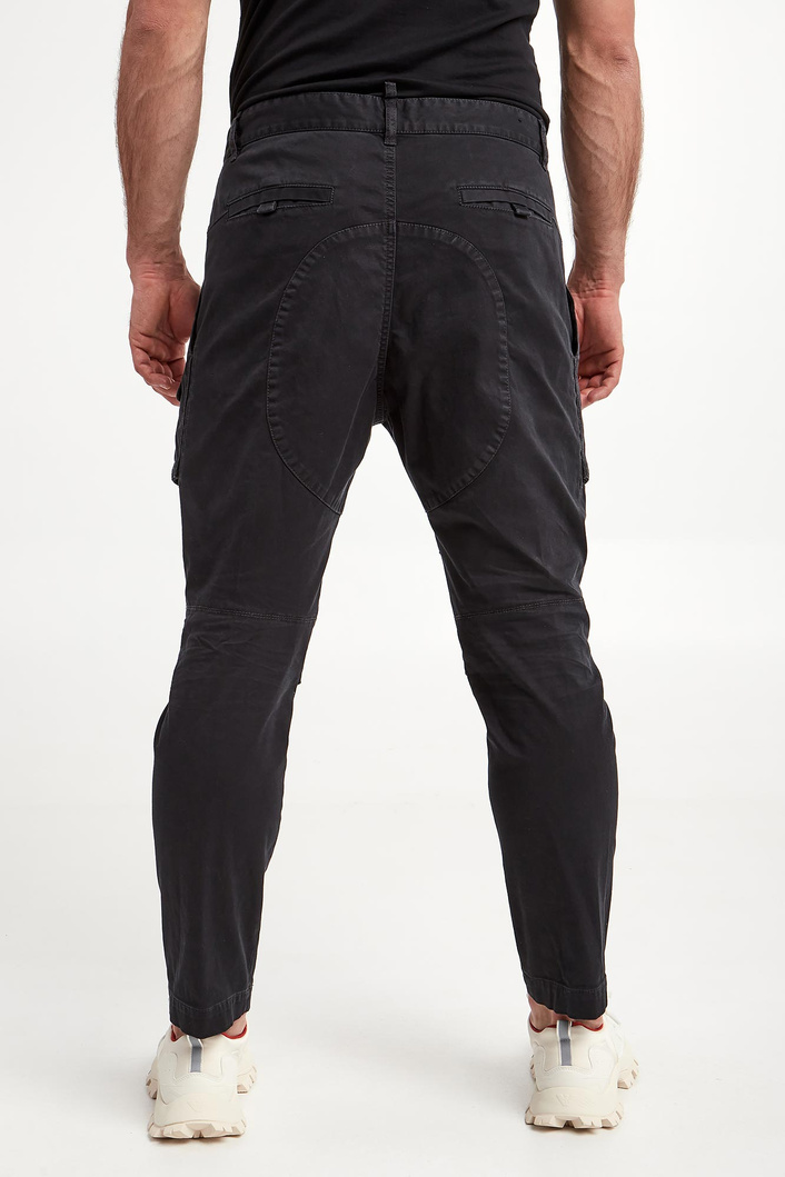 Spodnie męskie Cargo DSQUARED2 Czarny Regular S74KB0732/S39021/900 ...