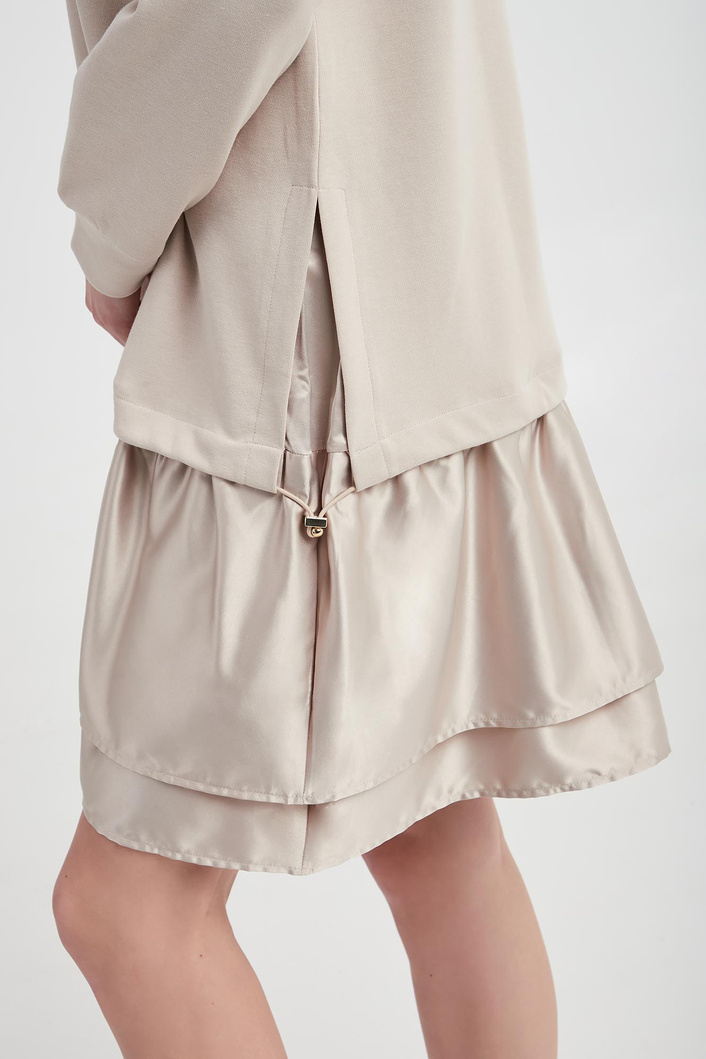 Sukienka mini JOOP! Beżowy Regular 10007096/30040475/107 | Sklep Velpa.pl